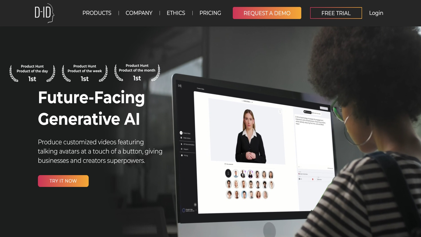 D-ID Demo | Future-Facing Generative AI