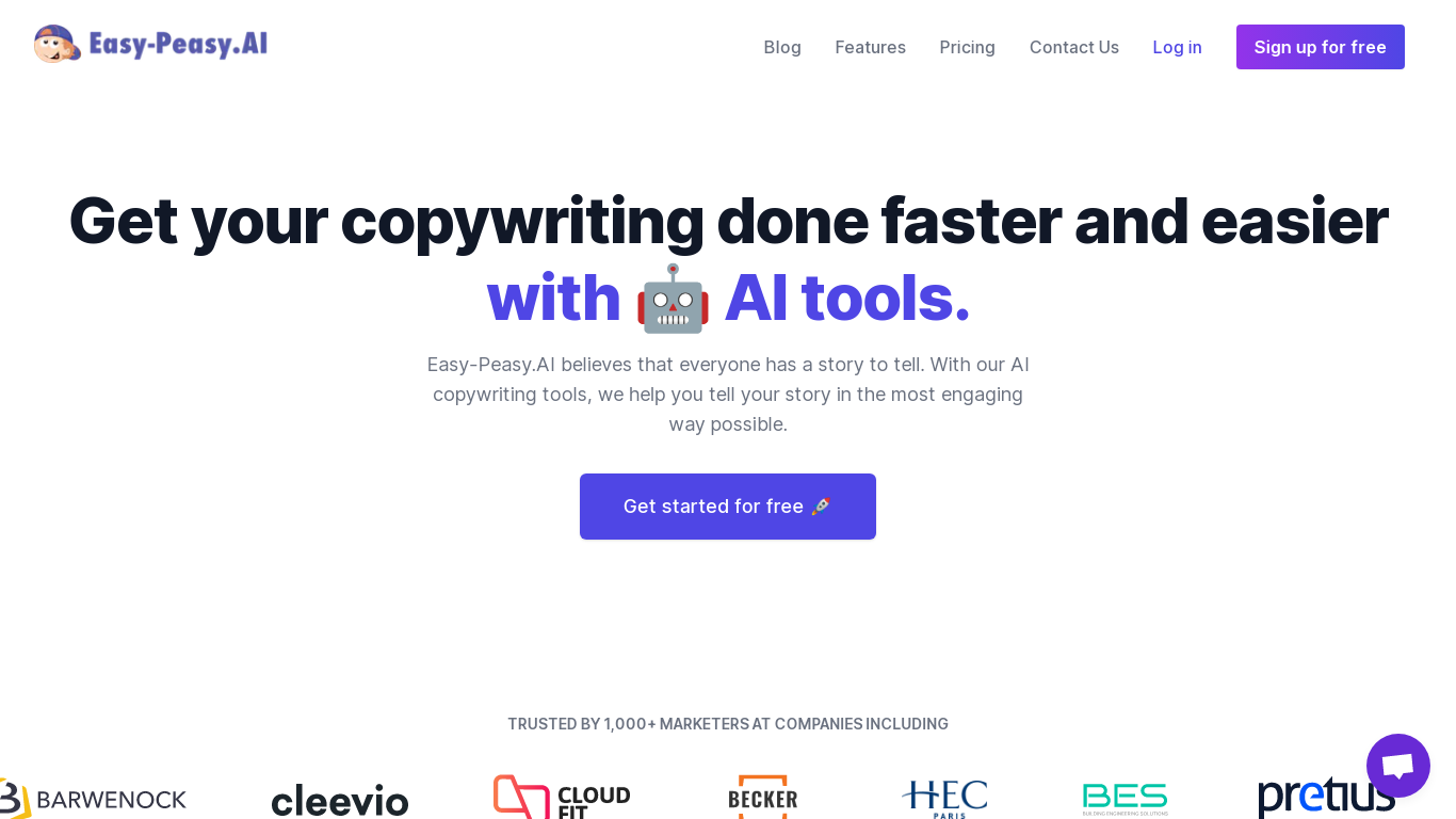 Easy-Peasy.AI Demo | Get your copywriting done faster and easier with 🤖 ...