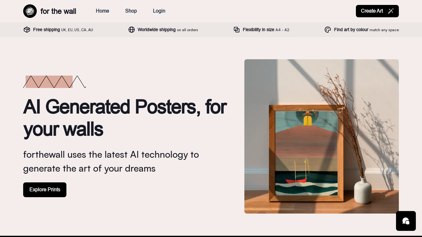 For the wall Demo | AI Generated Posters, for your walls
