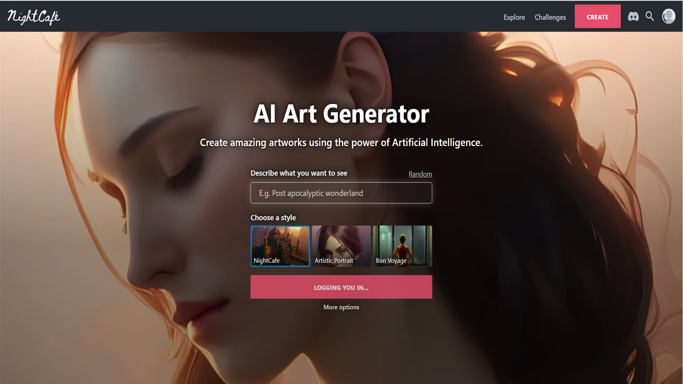 NightCafe-AI Art Generator Demo | Create amazing artworks using the ...