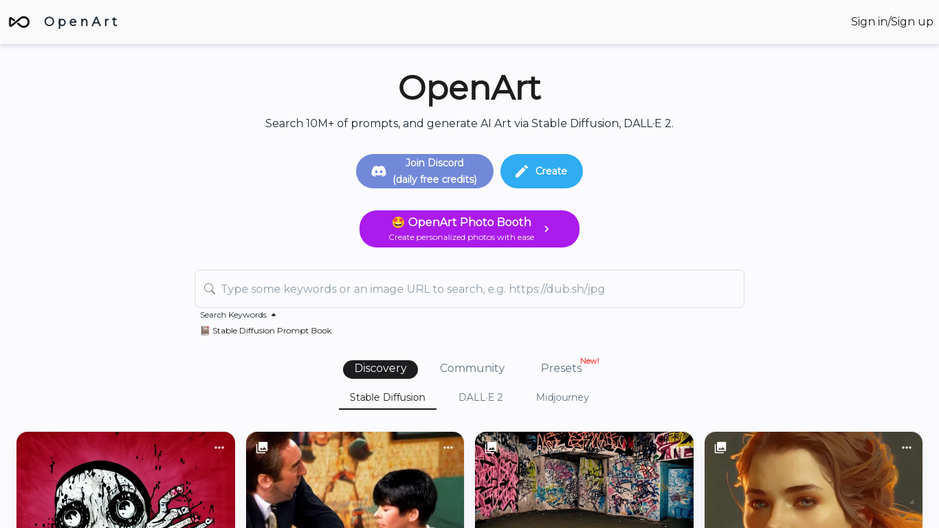 OpenArt Demo | Search 10M+ of prompts, and generate AI Art via Stable Diffusion, DALL·E 2.