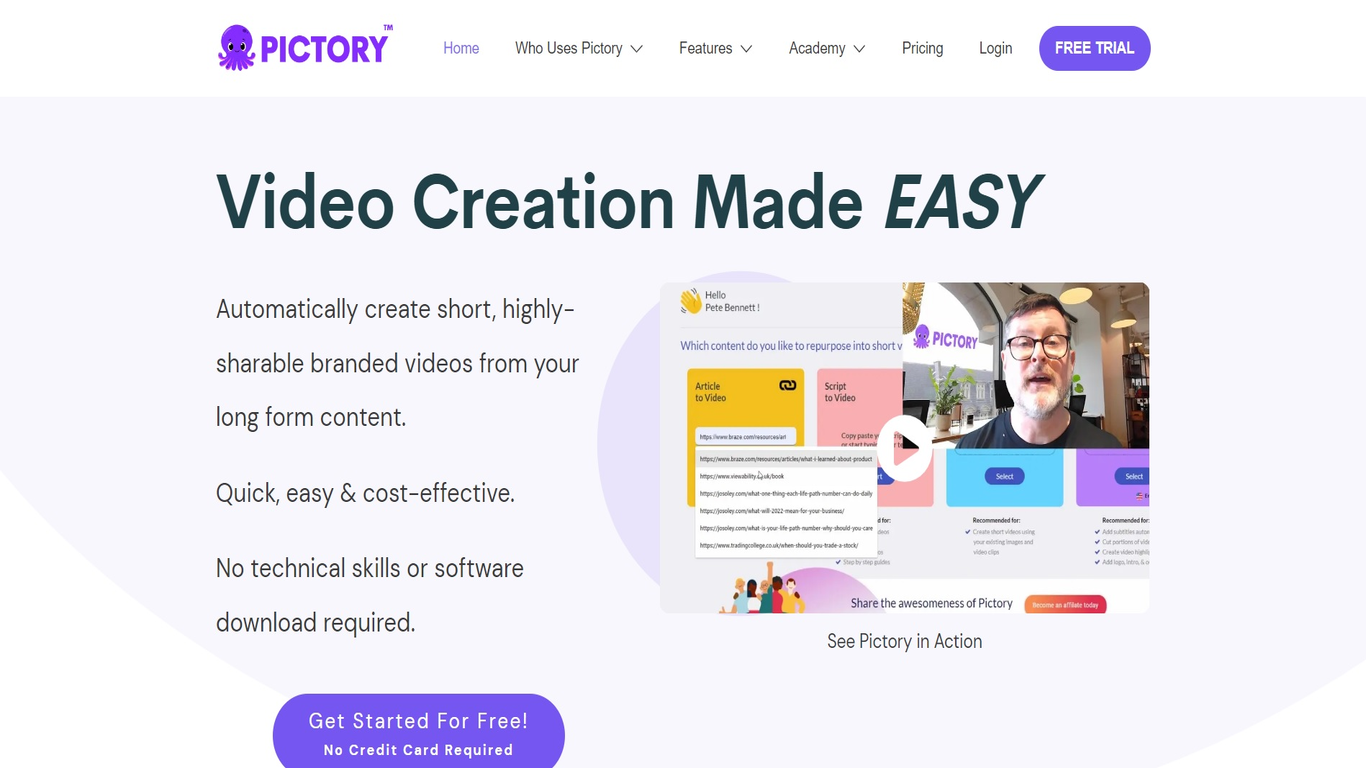 Pictory Demo | Video Creation Made EASY