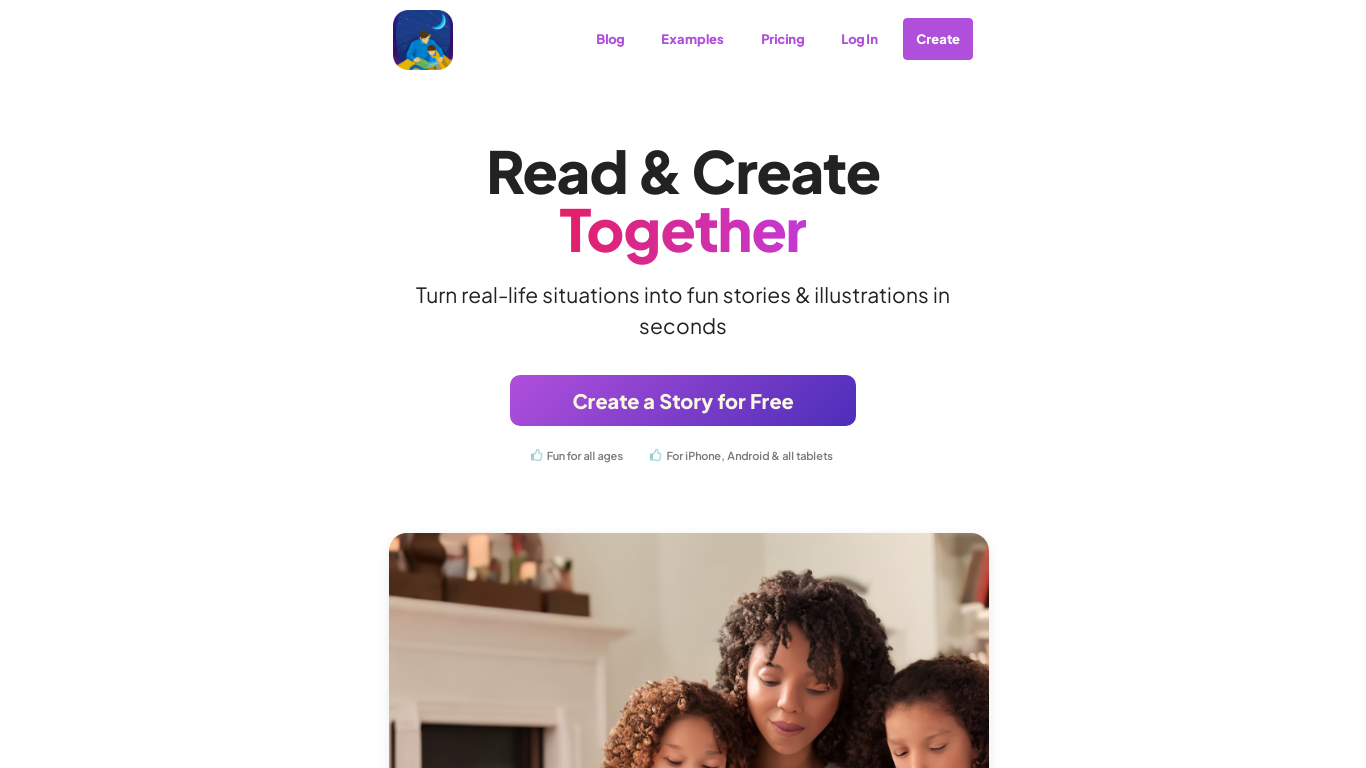 StoriesForKids.ai Demo | Read & Create Together - AI Demos StoriesForKids.ai Demo | Read & Create Together - AI Demos