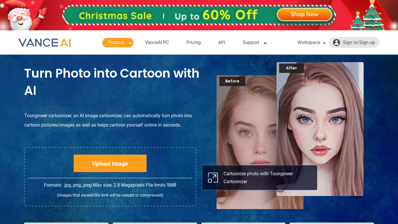 VanceAI/toongineer-cartoonizer Demo | Turn Photo into Cartoon with AI