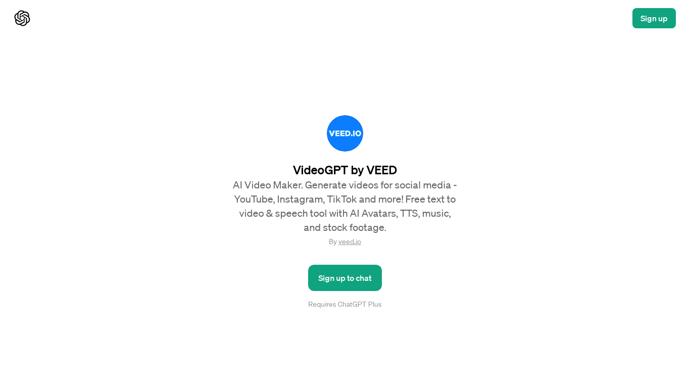 VideoGPT by Veed Demo | AI Video Maker.